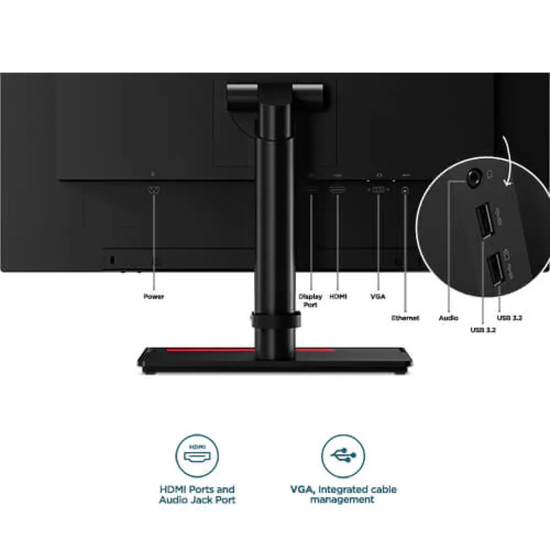 Lenovo ThinkVision T24v-20 61FCMAT6TK 23.8'' 4ms 60Hz Full HD Monitör ...